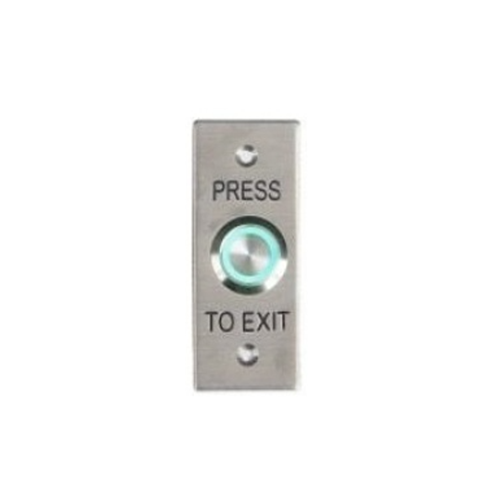 Request to Exit Button, Stainless Steel, LED, Mullion Mount ...