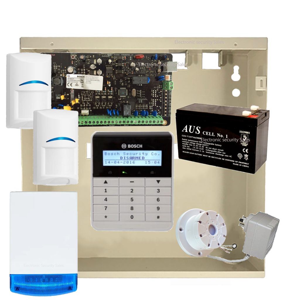 Bosch Solution 2000 Kit with Alphanumeric Keypad and 2x PIR's ...