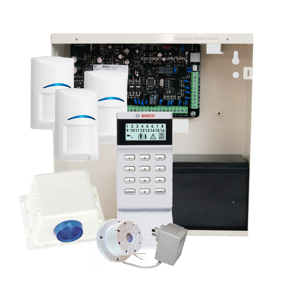 Bosch Solution 3000 Kit with ICON Keypad and 3x PIR's - Electronic ...