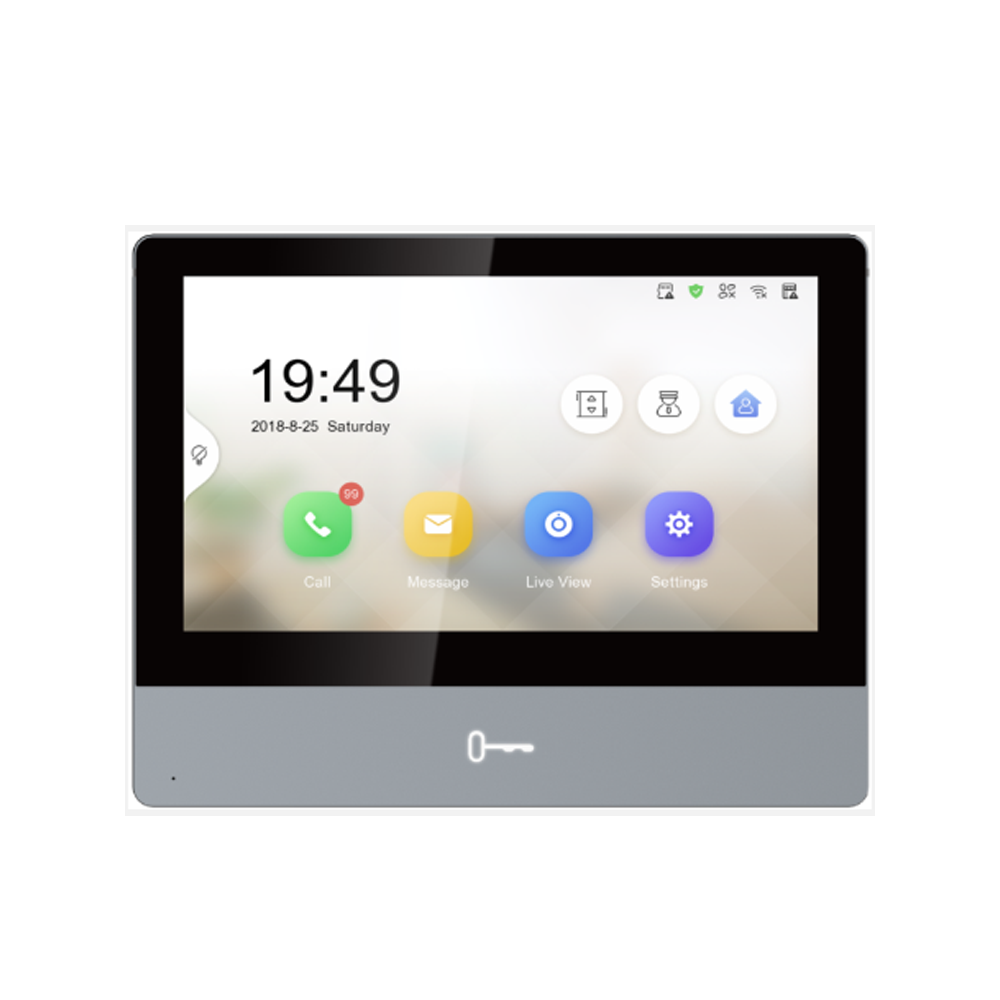 HIKVISION Intercom, GEN 2, 7" Colour Monitor With WiFi (8350) WHITE ...