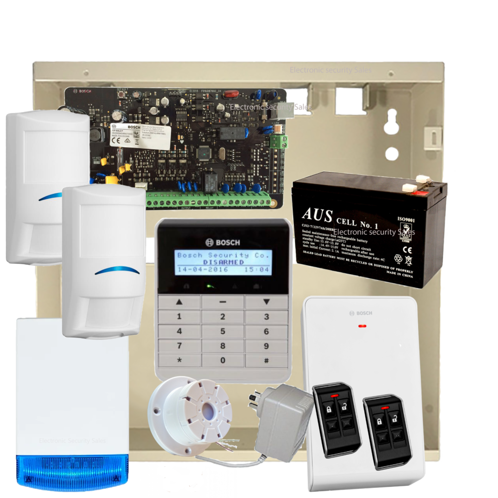 Bosch Solution 3000 Wireless Kit with Alphanumeric Keypad, 2x RADION ...