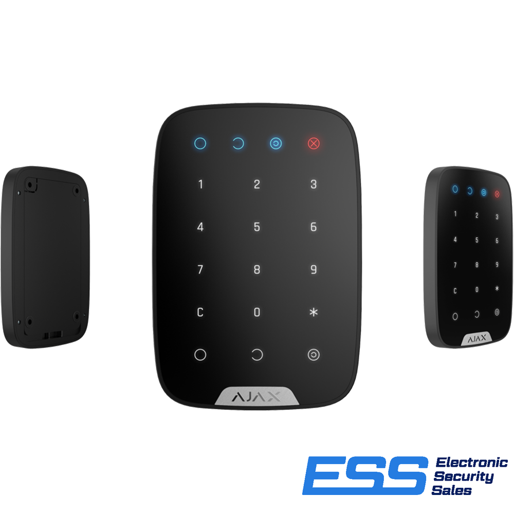 AJAX - 2 Way WL Touch Keypad (Black) (E44008-BLK) - Electronic Security Sales